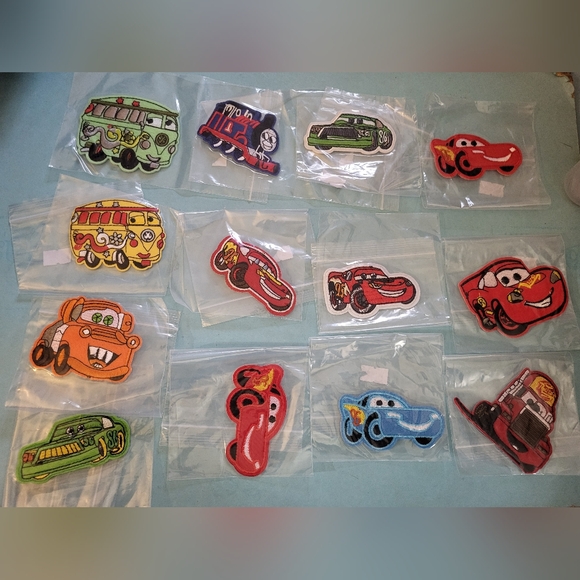 cars | Office | New Lot Of 3 Embroidered Patches From The Movie Cars ...
